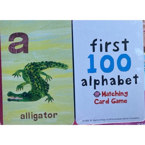 Toys | First 10 Alphabet Matching Games Cards Bundle | Poshmark